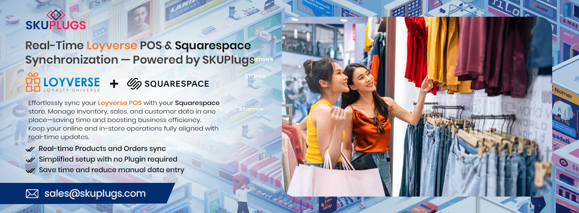 Case Study of Loyverse Squarespace Integration - Free Setup | SKUPlugs